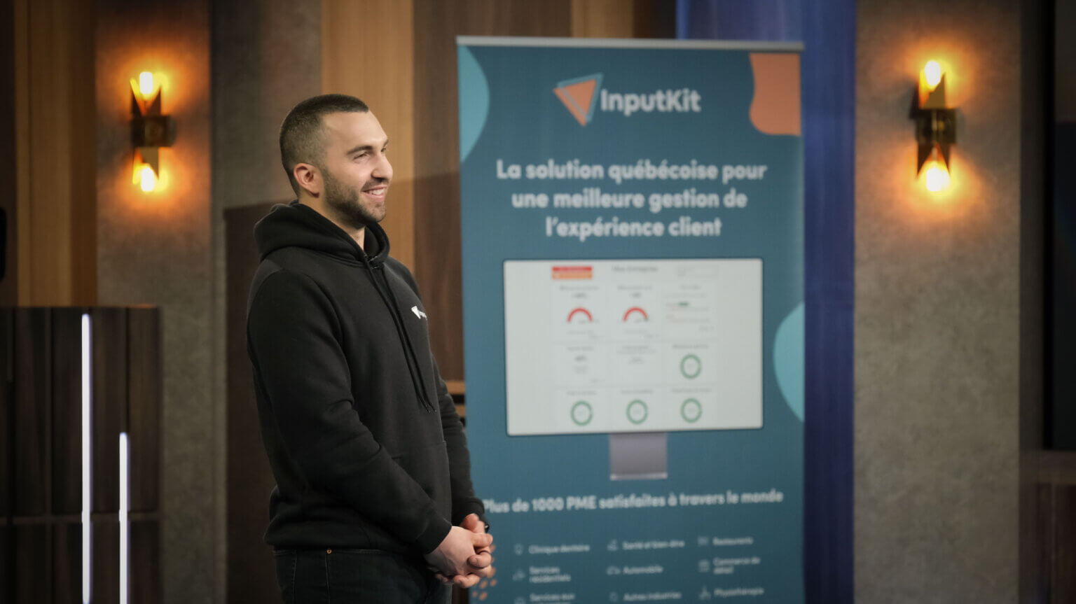 InputKit on the show "Dans l'œil du dragon" - Inputkit